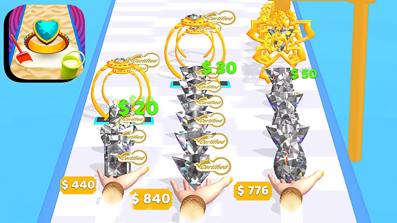 Gem Stack - All Levels Gameplay Android,ios (Levels 150-152) - YouTube