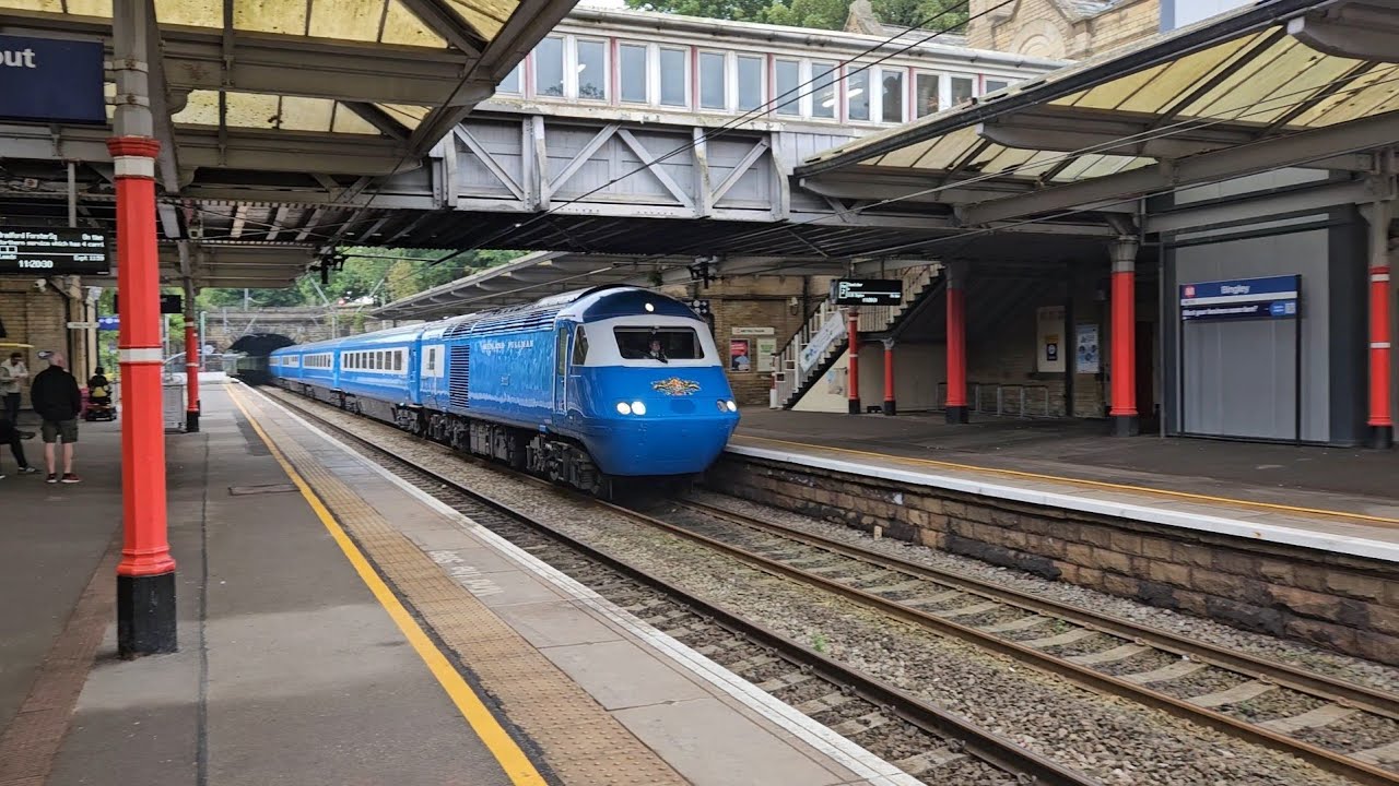 BR Class 43 Blue Pullman HST with The Settle To Carlisle & Tune Valley ...