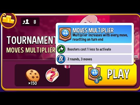 Moves Multiplier Tournament | Match Masters Moves multiplier | Match ...