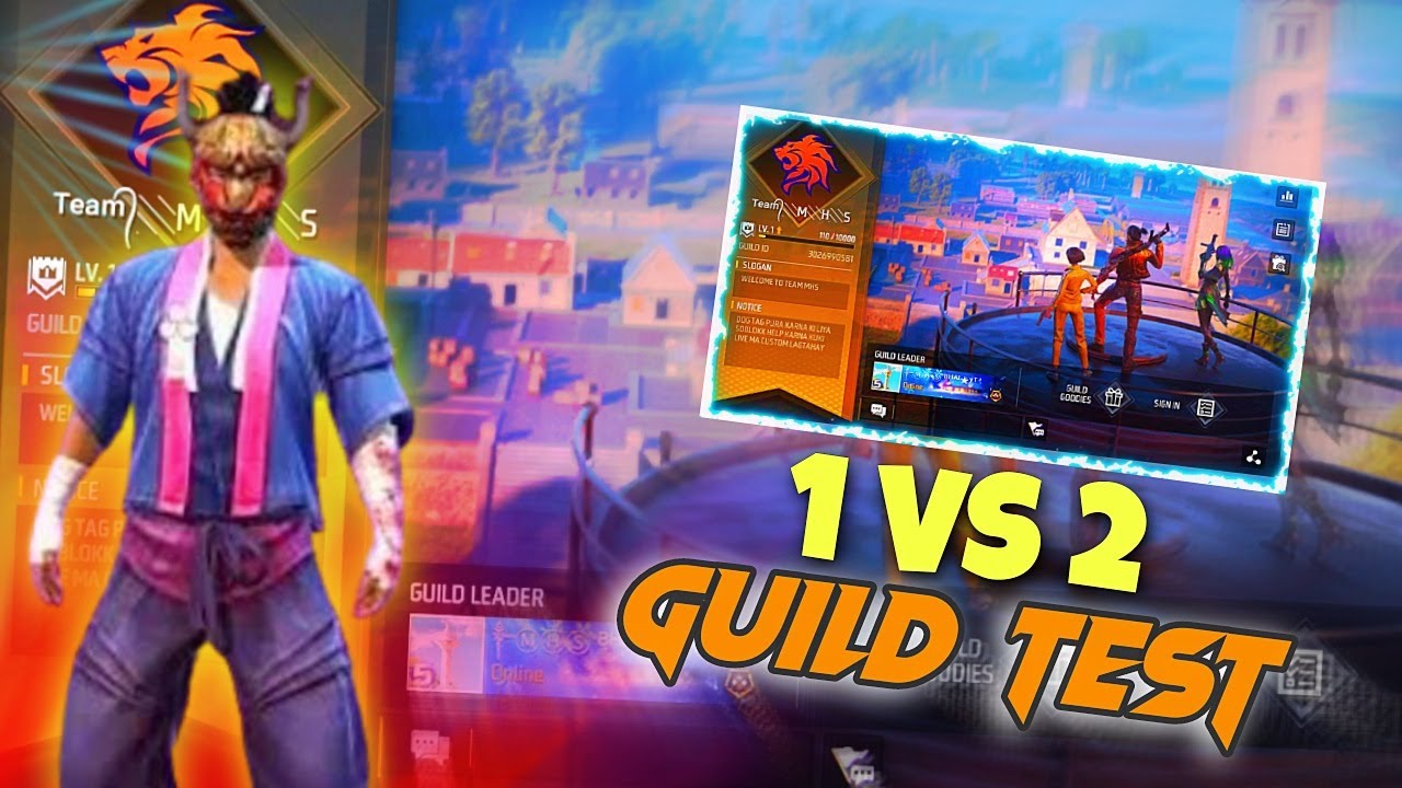 1V2 HARDEST GUILD TEST | GUILD TEST LIVE | ROAD TO 10K SUBSCRIBER - YouTube