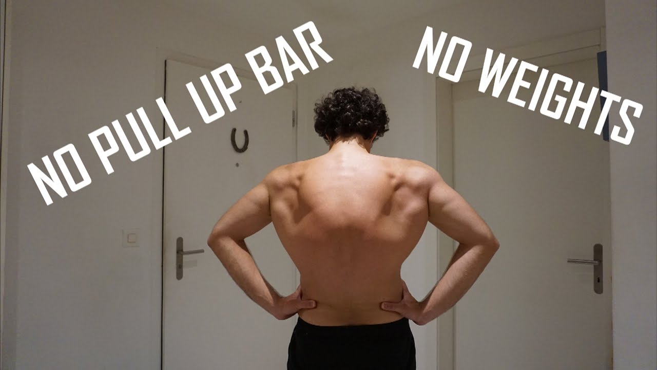 Can You Train Your Back Without A Pull Up Bar And With No Weights ...