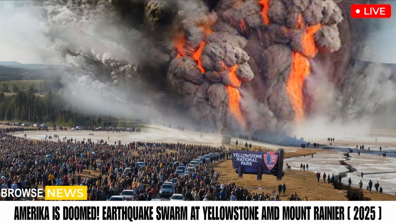 Massive Eruption Now in Yellowstone! Huge Earthquake Swarm at Mount ...