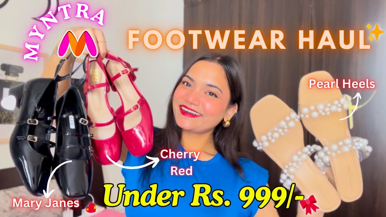 Huge Myntra Footwear Haul 2024 I Trending, Mary Jane, Statement Heels| 50%- 80% Off| Supii # ...