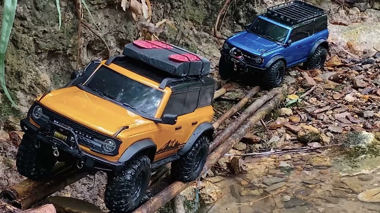 HB R1001 vs. Traxxas Bronco 2021: Ultimate Showdown rc adventure - YouTube