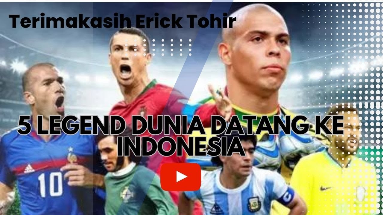 5 Pemain Legend Intermilan Datang ke Indonesia Untuk melatih TIMNAS U ...