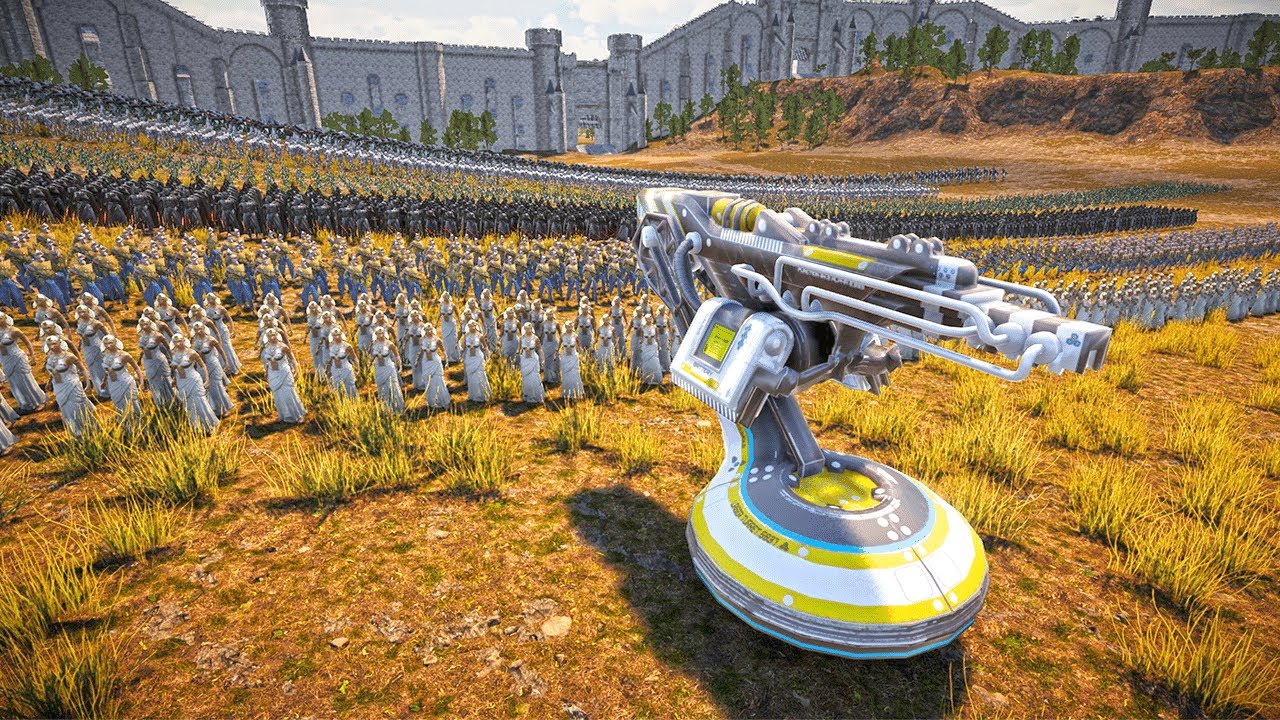 Laser Turret, Space Marine & Cleopatra vs 3.2 million Alien & ZOMBIES ...