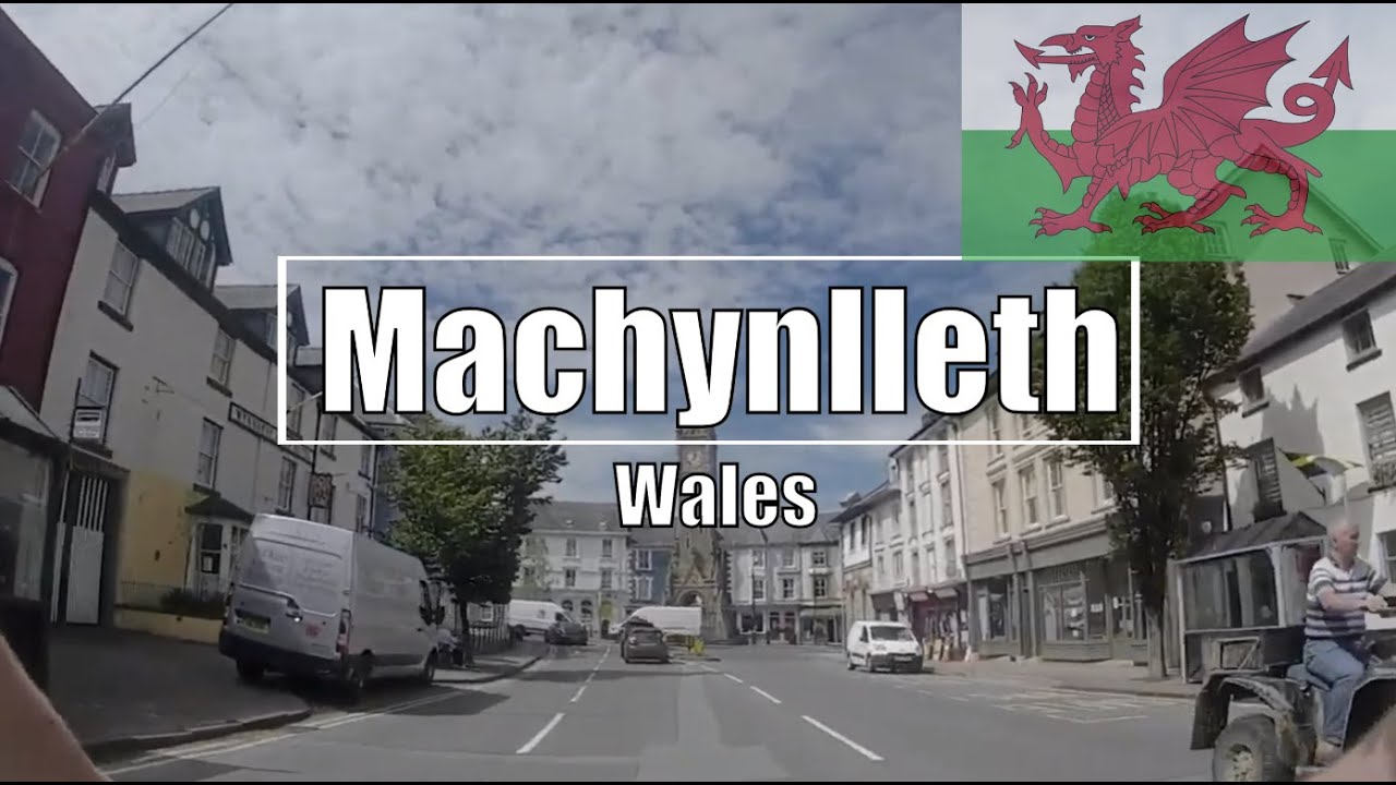 🏴󠁧󠁢󠁷󠁬󠁳󠁿 Machynlleth town ride, Wales. - YouTube