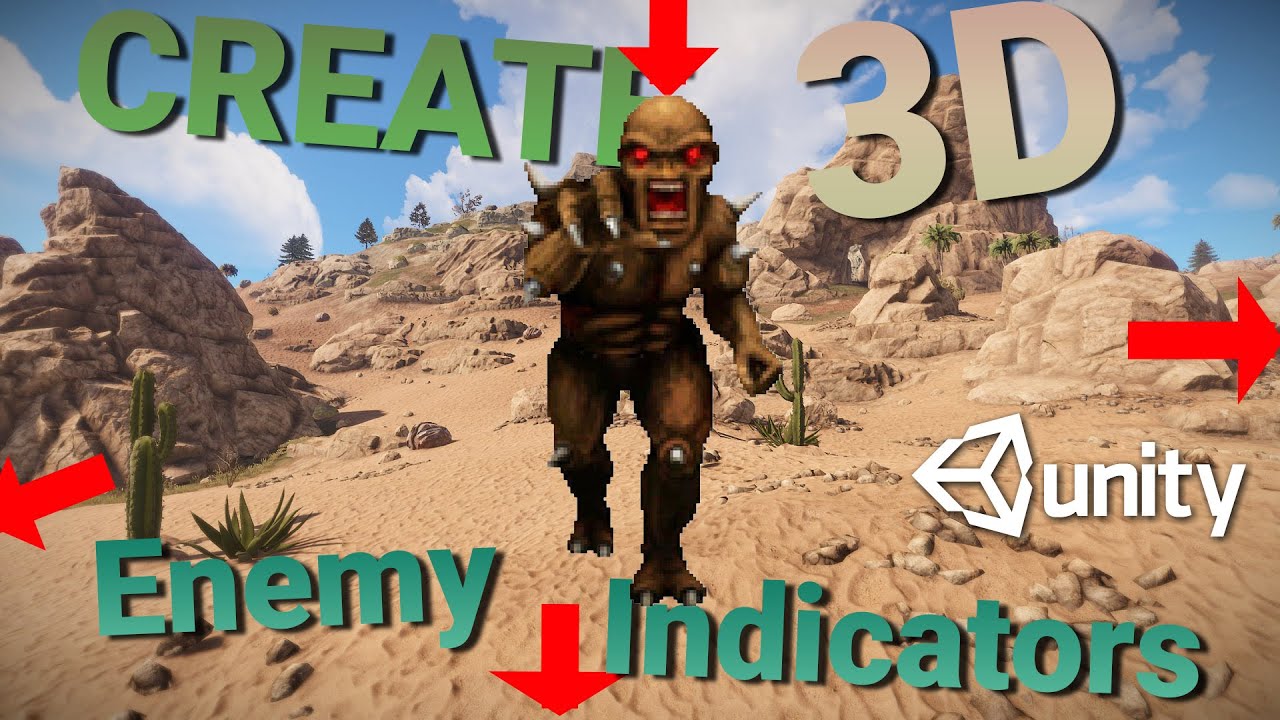 How to create enemy Indicators in 3D - YouTube