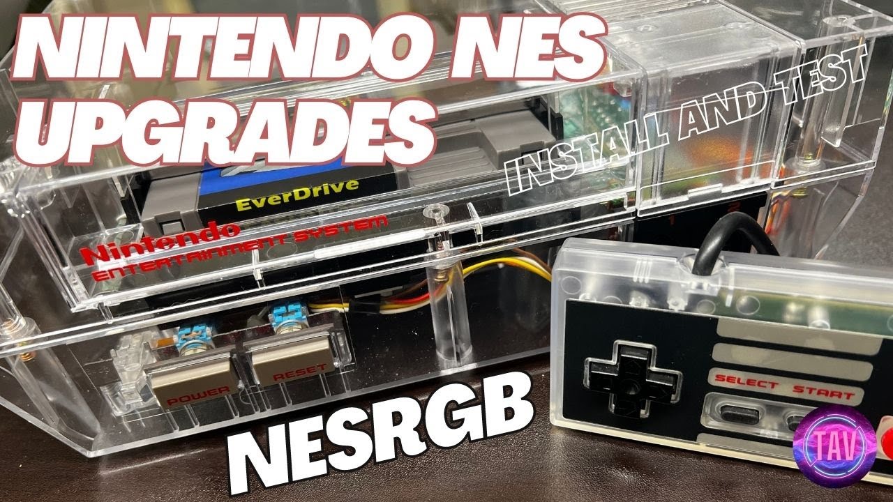 Nintendo Entertainment System Upgrades (NESRGB - POWER BOARD - CLEAR ...