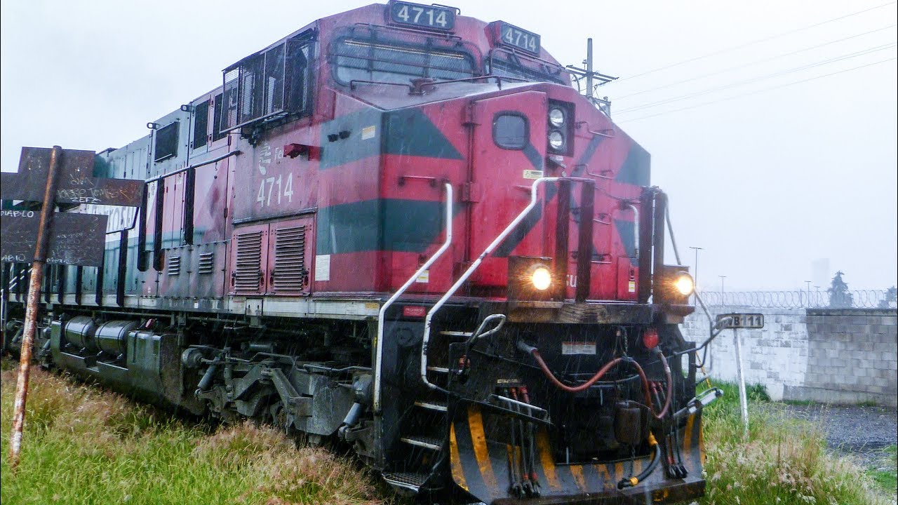 !!!TERRIBLE STORM AND TRAIN¡¡¡ FERROSUR 4714 & 4701 BAJO TORMENTA EN EL ...