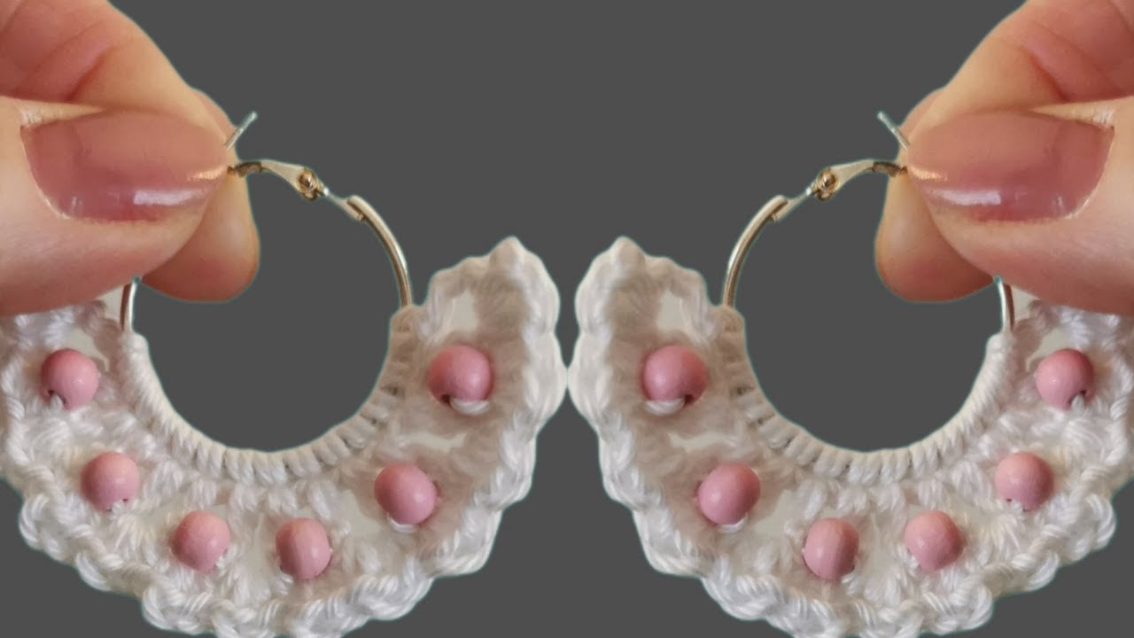 Boucles d'oreille au crochet - YouTube