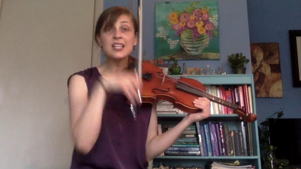 #112 D Major Slurs Violin & Viola Lesson Tutorial - YouTube