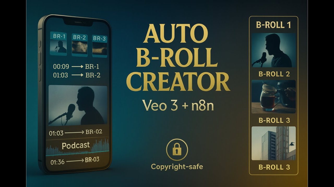 Auto B-Roll Generator for Faceless Channels | AI Cutaways from Script ...