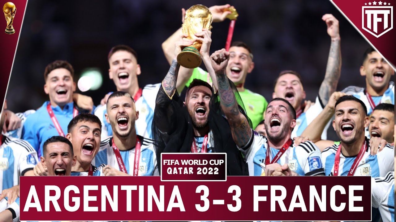 MESSI & ARGENTINA WIN THE WORLD CUP🏆 Argentina 3-3 France World Cup ...