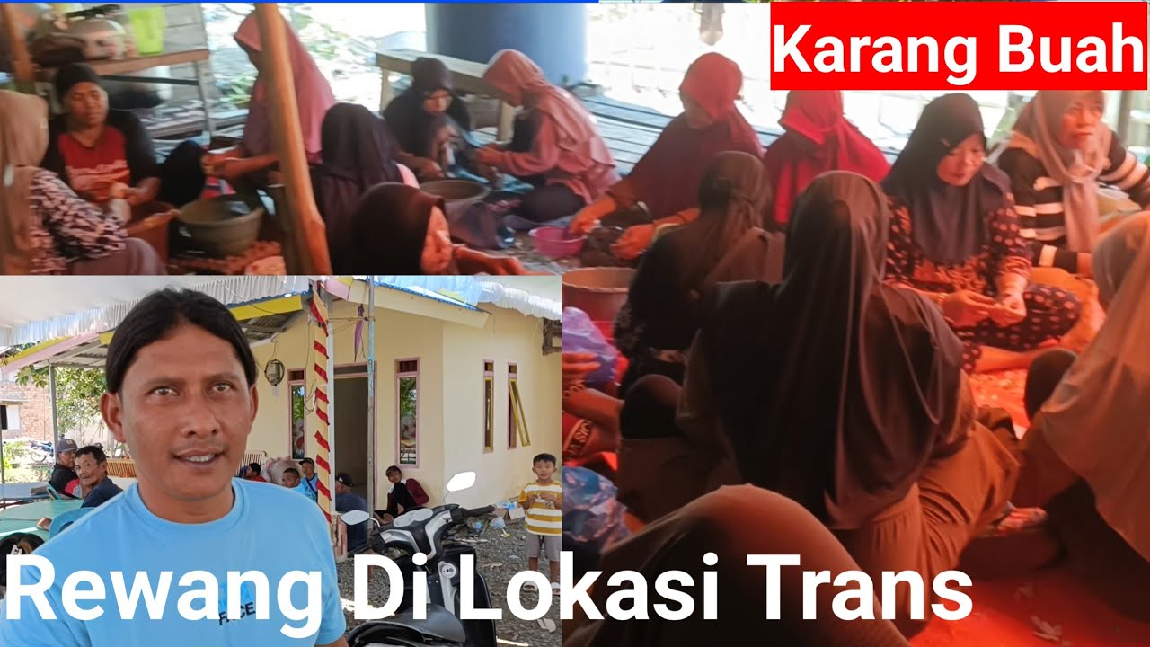 Inilah Suasana Rewang Di Rumah Pak Mahfud Pemukiman Transmigrasi ...