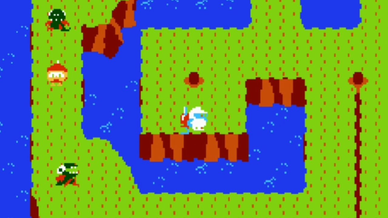 Dig Dug 2 | Gameplay NES HD 1080p - YouTube