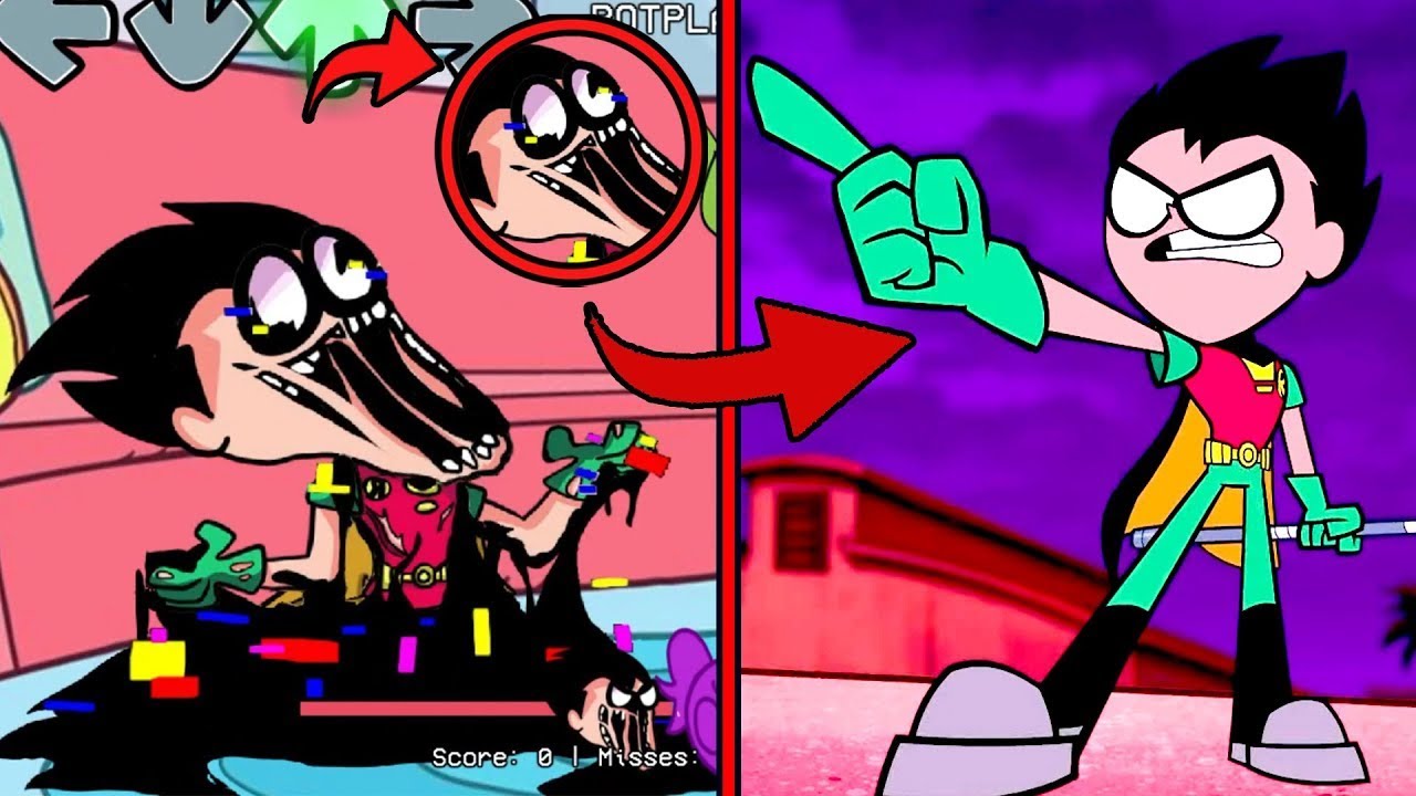 FNF Bossy Pibby Robin But Different Characters Sing It 🎵Everyone Sings ...