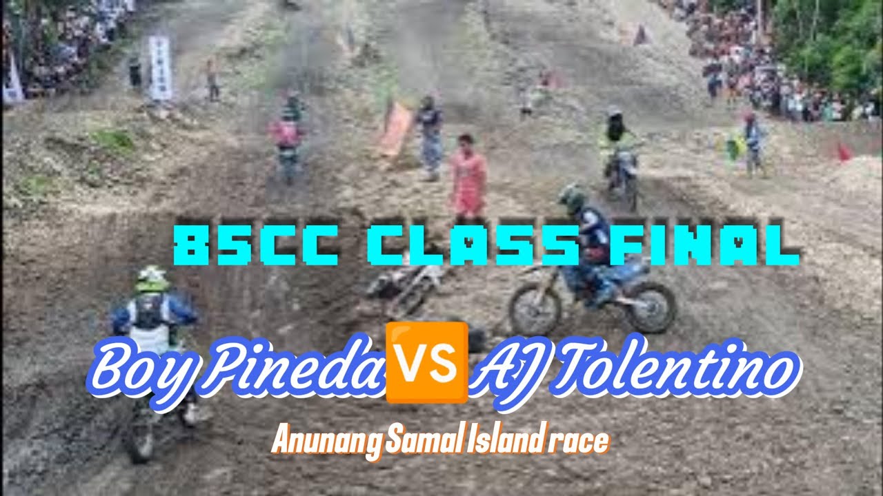 85cc Class final.Boy Pineda🆚AJ Tolentino.Anunang Samal Island race ...