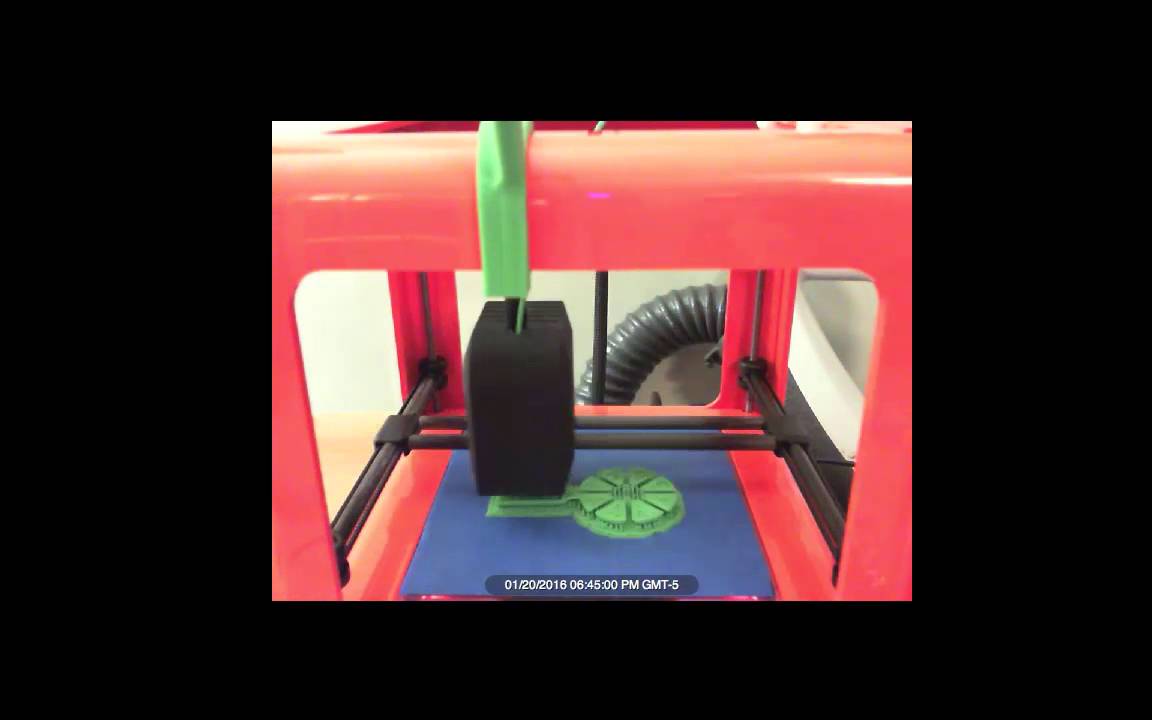 Dowel Lock Bracket Time Lapse Print - YouTube
