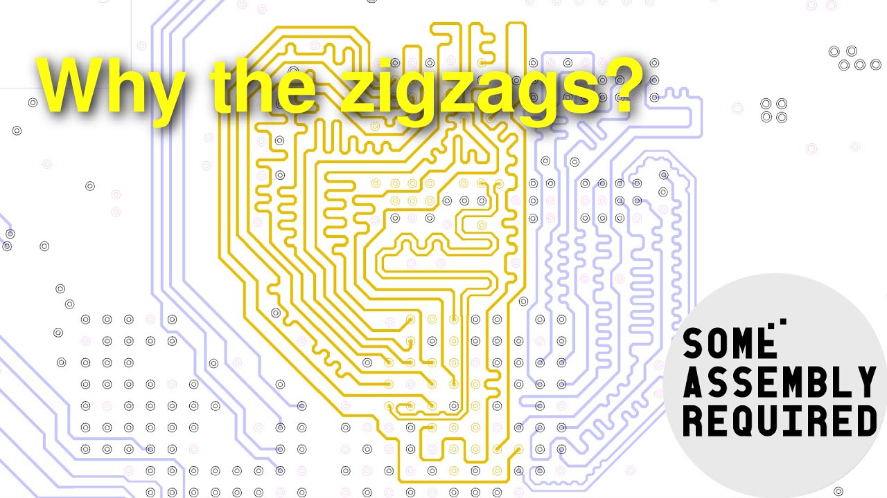 Why do PCB traces zigzag? - YouTube