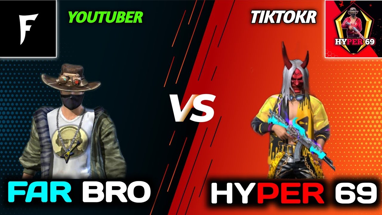 FAR BRO VS HYPER 69 🎯 Poco x3 pro vs Iphone player 📲 YouTuber vs TikTokr 🇧🇩 90% Headshot Rate ⚡ ...