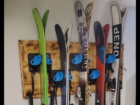 GRAVITY GRABBER SKI/SNOWBOARD RACK WITH BUILD PLANS - YouTube