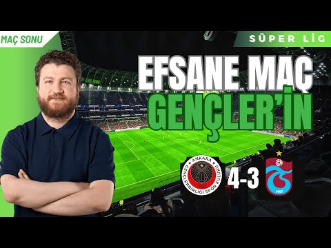 Gençlerbirliği 4-3 Trabzonspor | Efsane Maç! 7 Gol, 1 Kazanan... Zirvede Kayıp...
