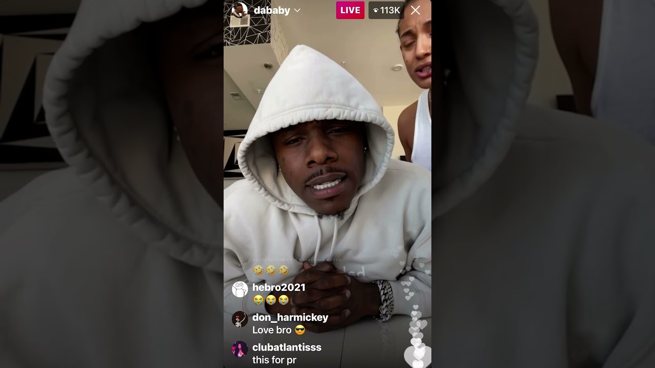 DaBaby SIDE OF THE STORY PART.2 Danileigh walks in - YouTube