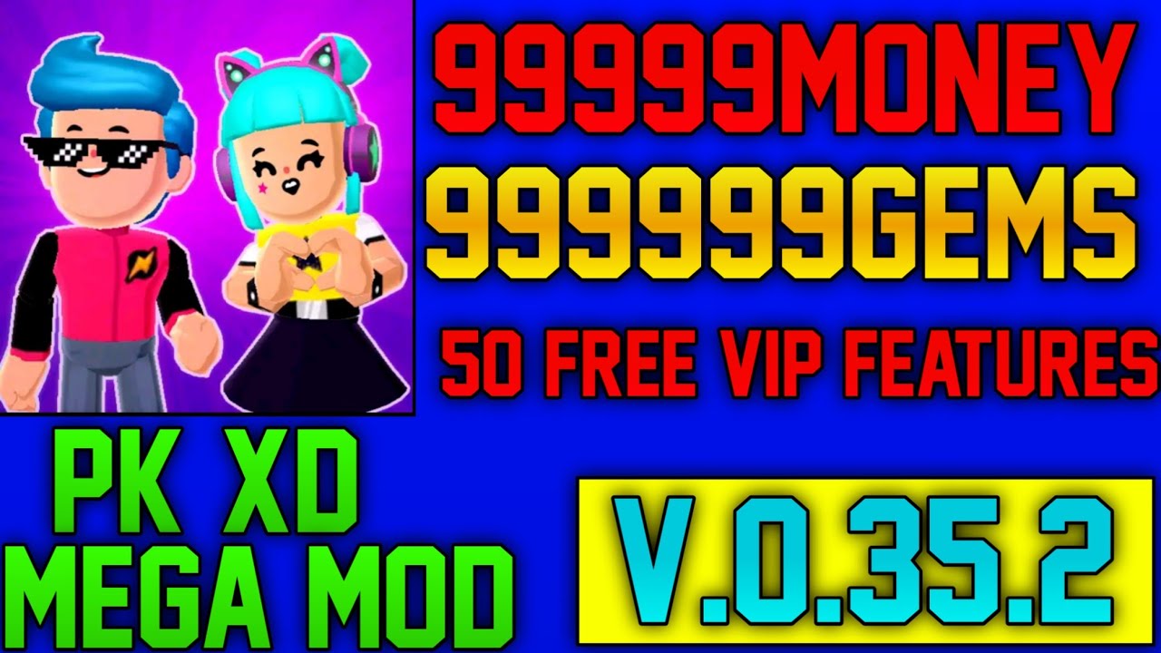PK XD MOD APK V0.35.2 | Unlimited Coins and Gems | PK XD Mod Apk 0.35.1 ...