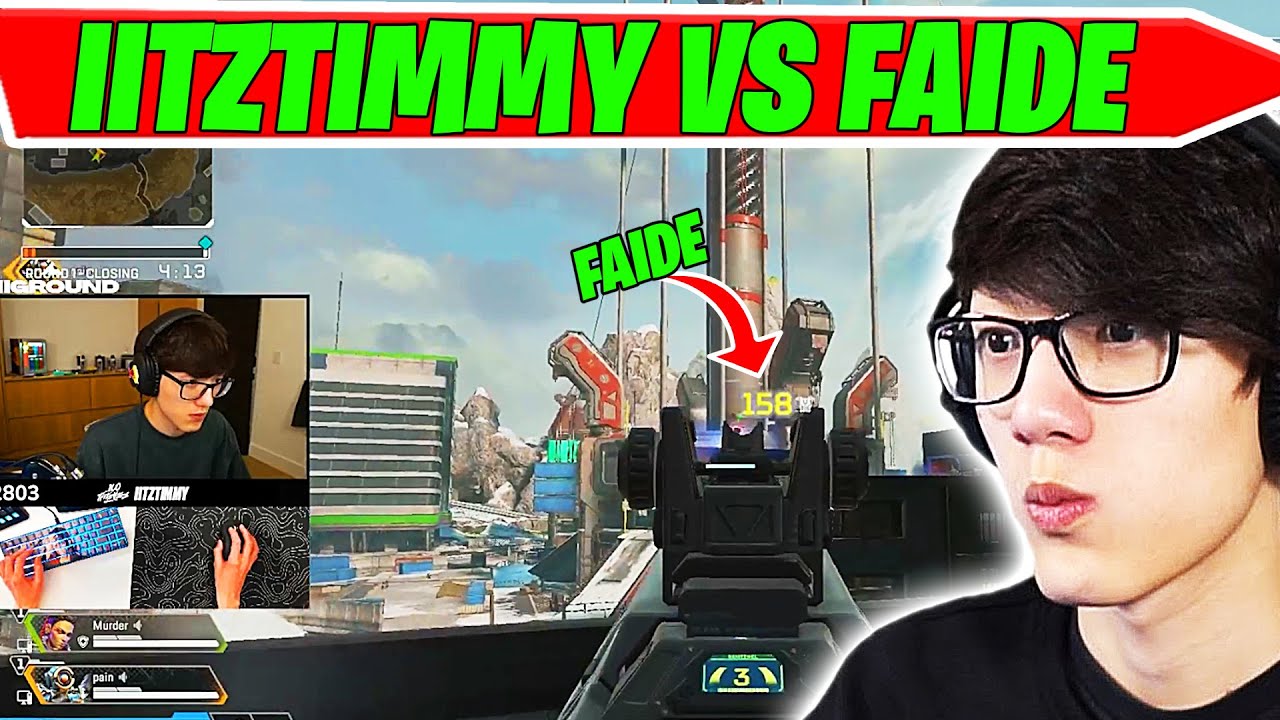 Faide Calls iiTzTimmy a Hacker After Getting Sniped By Him Apex Legends ...