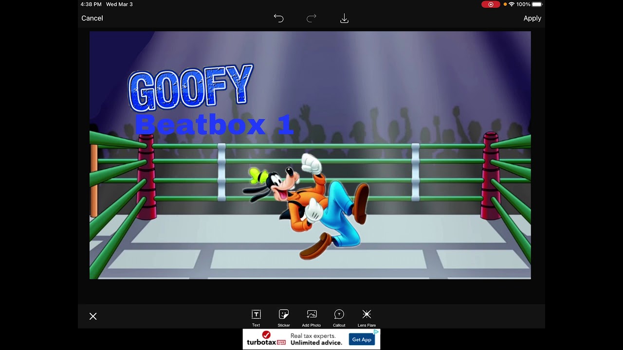 Goofy beatbox 1 - fanmade cartoon beatbox battles - YouTube