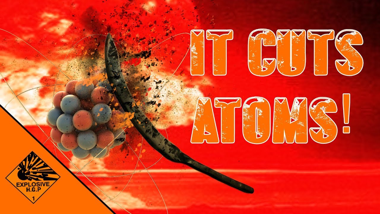 the knife that can cut atoms! - YouTube