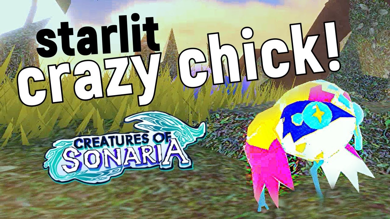Starlit! Crazy Meteor Chicken! Showcase Creatures of Sonaria - YouTube