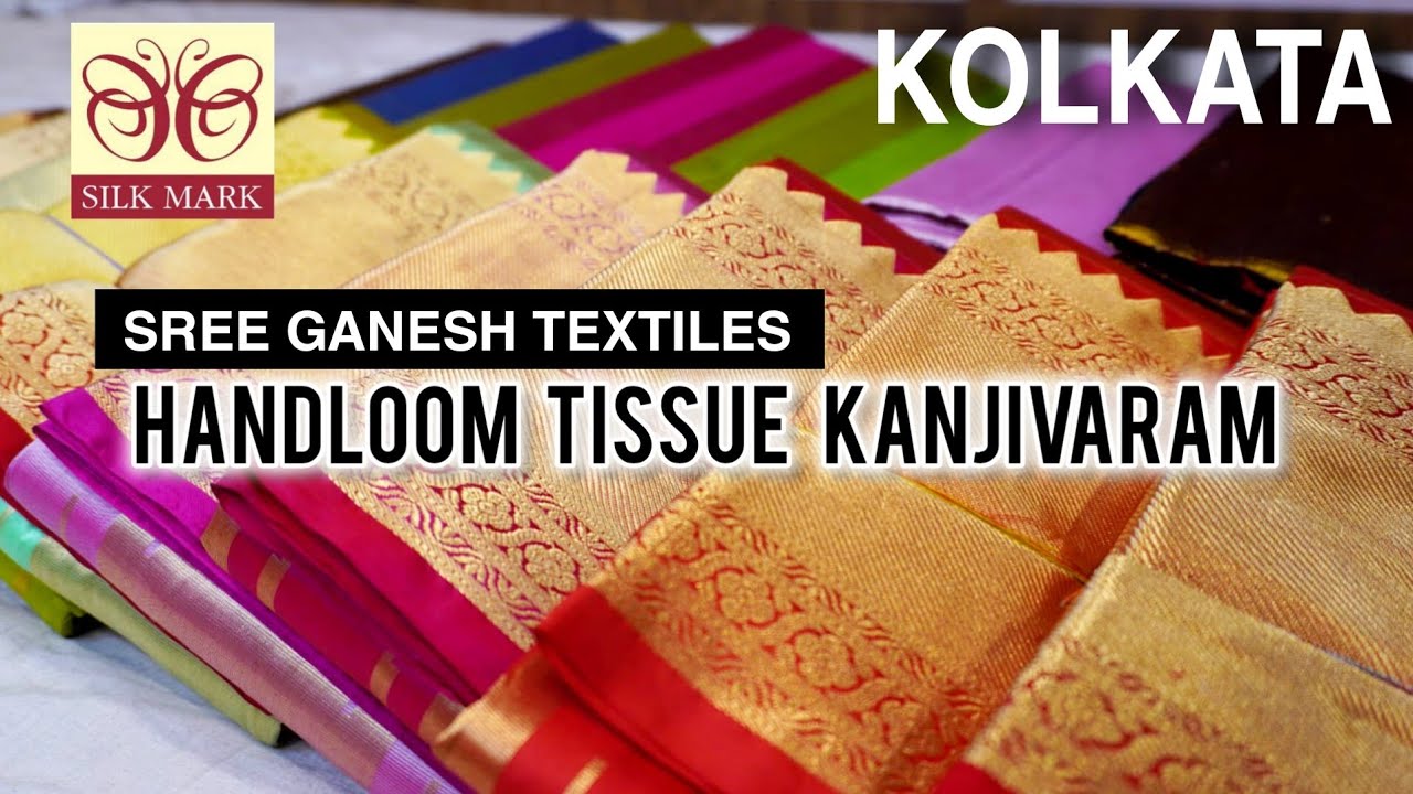 Handloom Tissue Kanjivaram ( Rekha Style) Wholesaler In Burrabazar ...