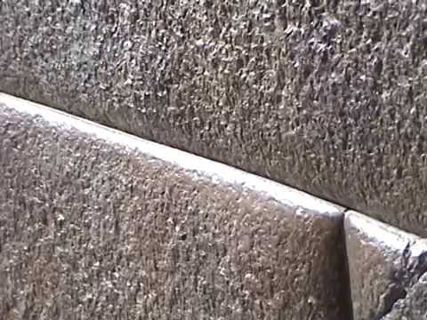 Perfect Fitting Stones in Wall of Ollantaytambo, Vitrified on the ...