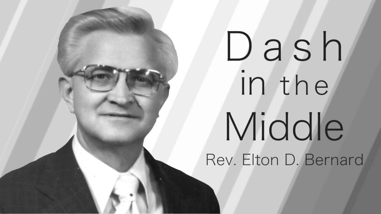 Dash In The Middle - Rev. Elton D. Bernard - 6/2/91 - YouTube