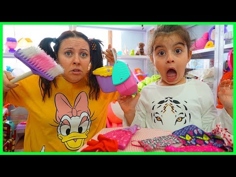 RÜYA İLE TEMİZLİK YAPIYORUZ | PRETEND PLAY CLEANING ROOM