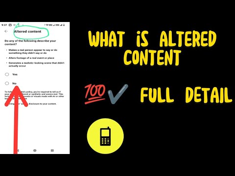Altered content||what is altered content||YouTube new update||TECHNICAL ...