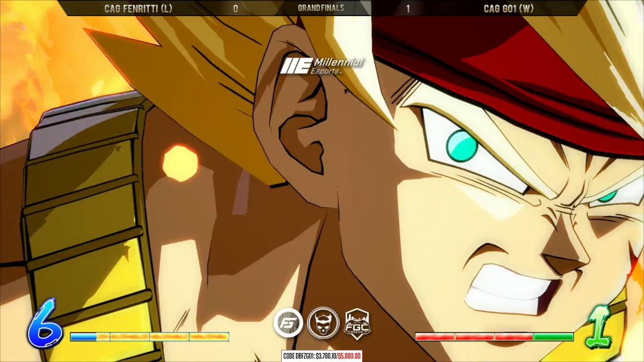 DBFZ Grand Finals: CAG GO1 vs CAG Fenritti - FGC Arena - Presented by ...