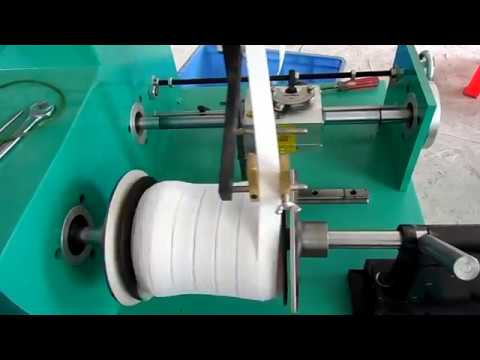 elastic winding machine/elastic winder/elastic reeling equipment - YouTube