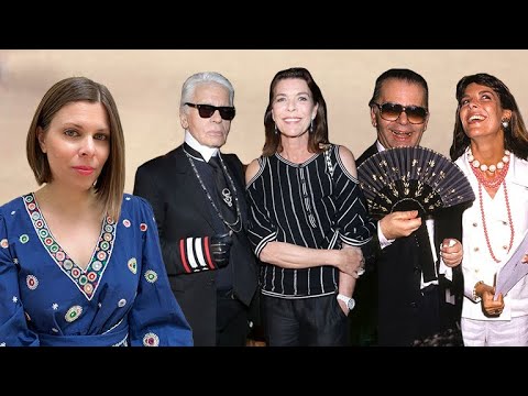 THE PRINCESS & THE KAISER (Karl Lagerfeld & Princess Caroline)