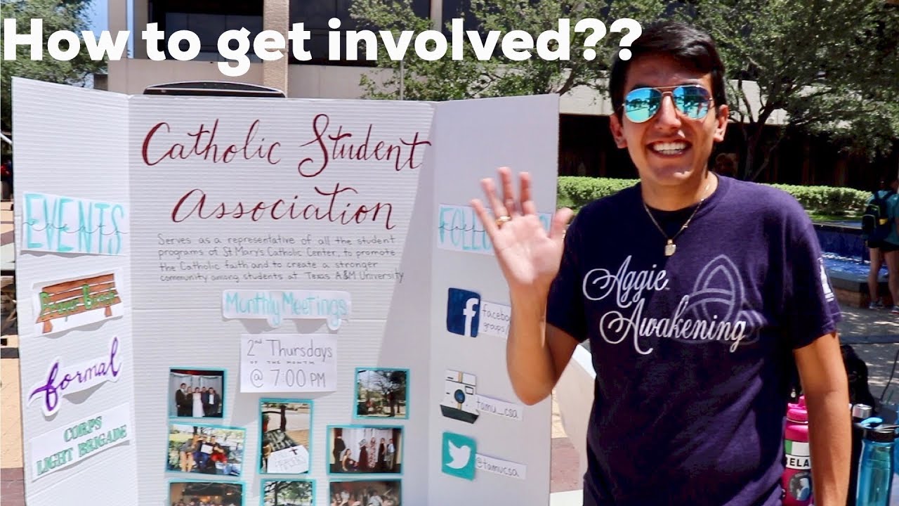 HOW TO GET INVOLVED IN COLLEGE!! - YouTube