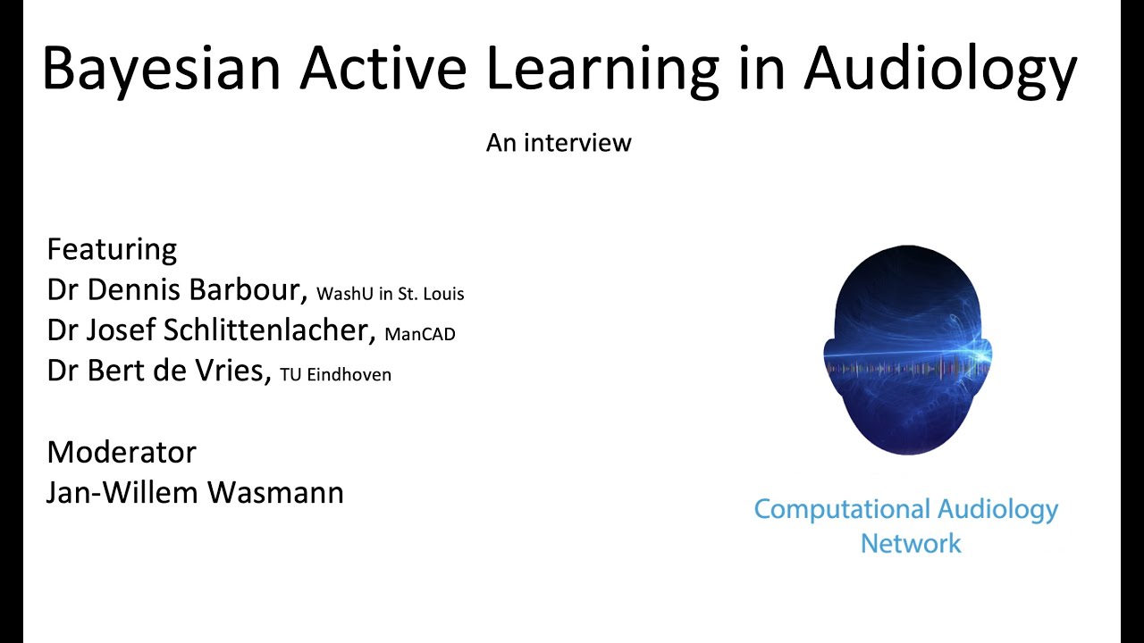 Interview about Bayesian active learning in audiology - YouTube