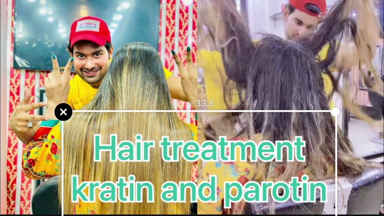 Hair treatment kratin and parotin 👈#alisonu26 - YouTube