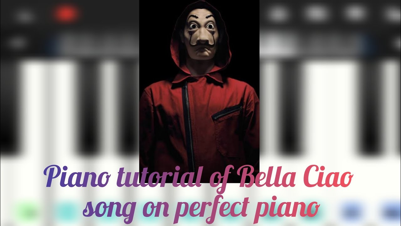 Bella Ciao song piano tutorial on perfect piano#piano #perfectpiano # ...