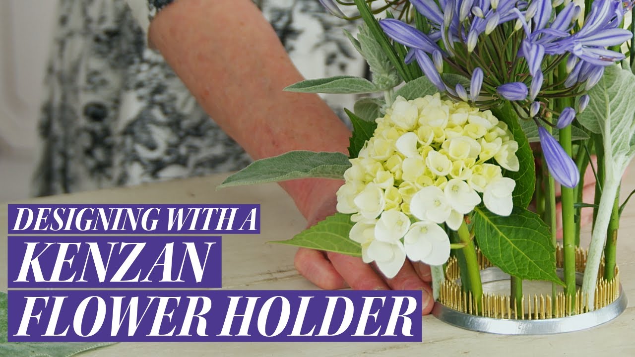 How to use a Kenzan for Floral Designing (Idea #1!) - YouTube