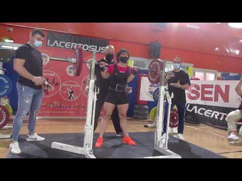 GRAND PRIX  nazionale di squat - Categ. Femm parte 2 - Settore powerlifting Csen Roma
