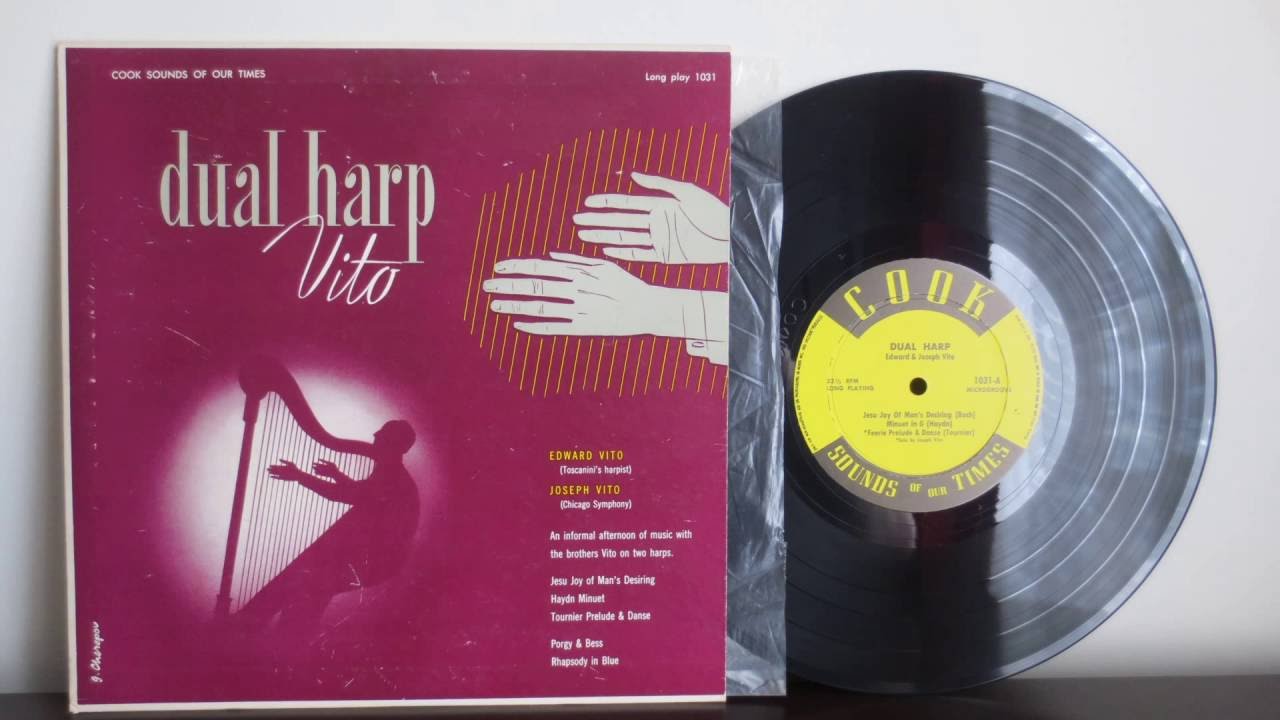 Edward Vito, Joseph Vito ‎– Dual Harp (1952) - Harp Jazz - YouTube