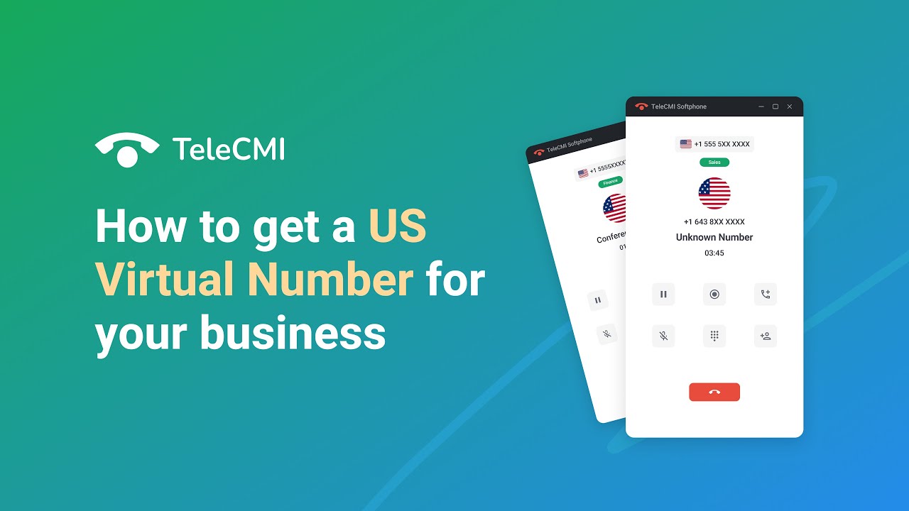 How to Get a US Virtual Phone Number in TeleCMI - YouTube