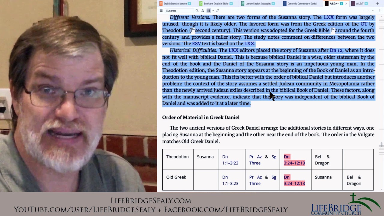 The Book of Susanna - YouTube